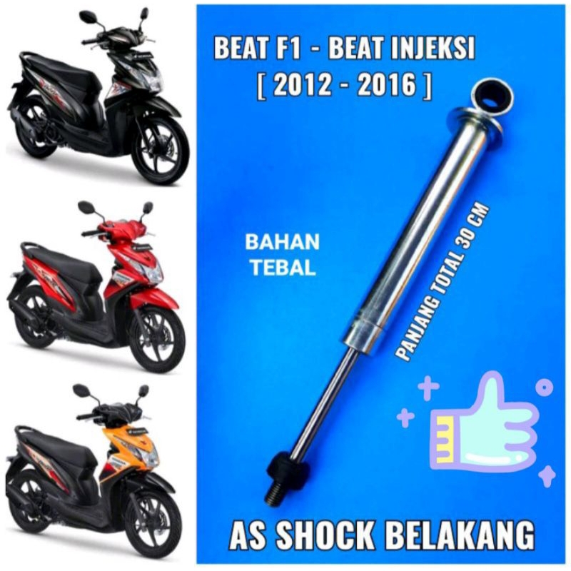 Jual Stik shock blkang Beat injeksi model awal 2014-2016 | Shopee Indonesia
