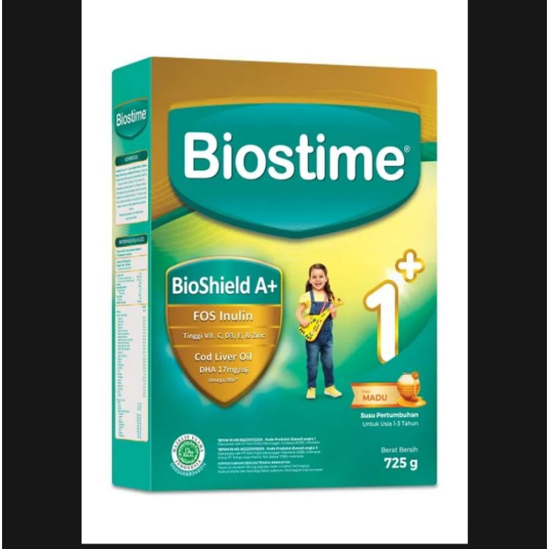 Jual Biostime 1+ Madu 725gr susu pertumbuhan anak 1-3 tahun 1 box ...