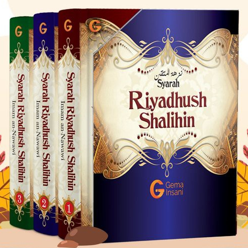 Jual [1 SET] Syarah Riyadhus Shalihin Edisi Baru - Imam An Nawawi | 100% Ori Penerbit Gema ...