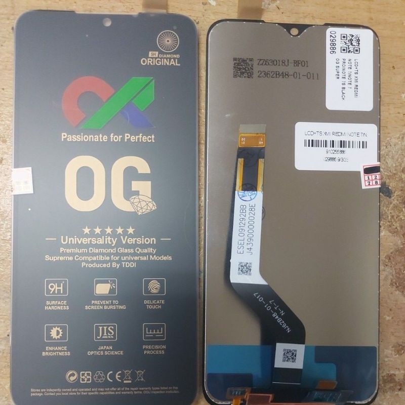 Jual Lcd+Touchcren Xiaomi Redmi NOTE 7/NOTE 7 PRO/NOTE 7S OG SUPER ...