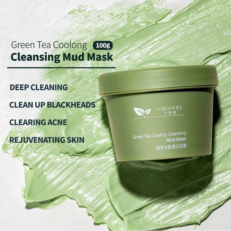Jual (BPOM)READY MAIGOOLE GREENTEA CLAY MASK / MEIDIAN GREENTEA CLAY ...