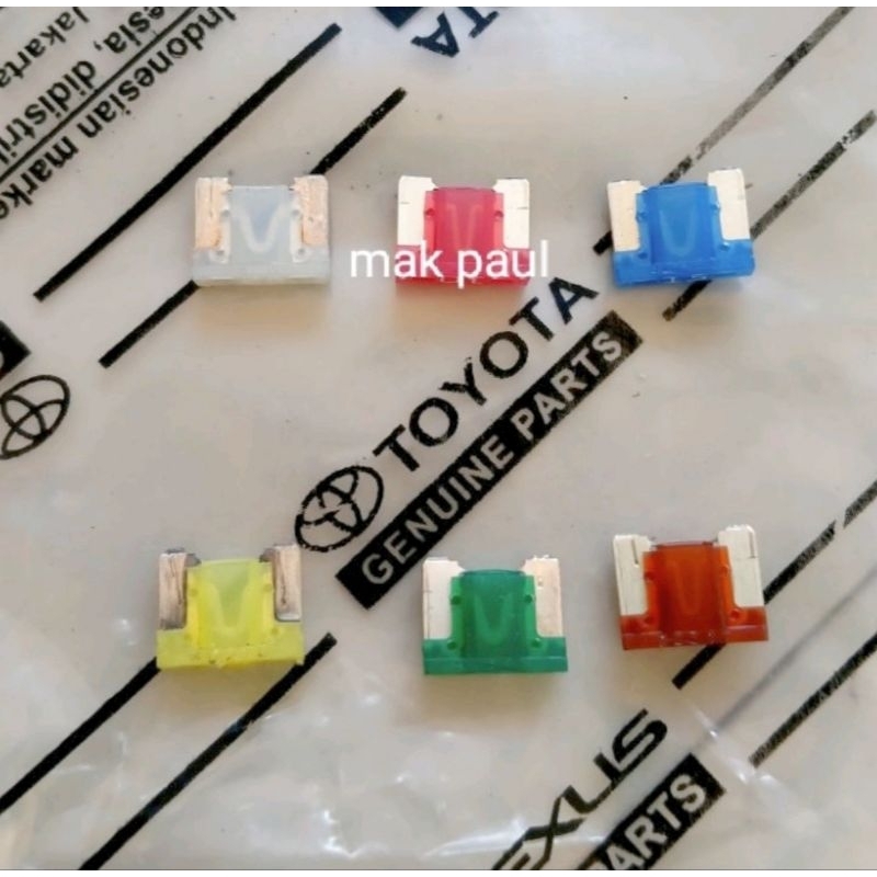 Jual fuse sekring mini micro INNOVA FORTUNER HILUX YARIS VIOS ALTIS ...