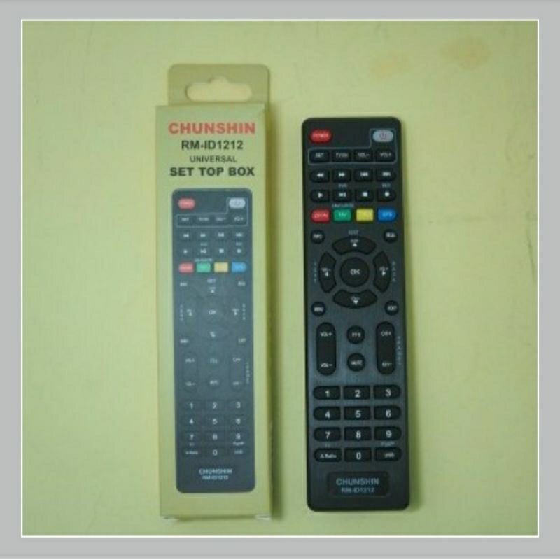 Jual REMOTE REMOT SET TOP BOX DIGITAL STB DIGITAL DVB-T2 MULTI ...
