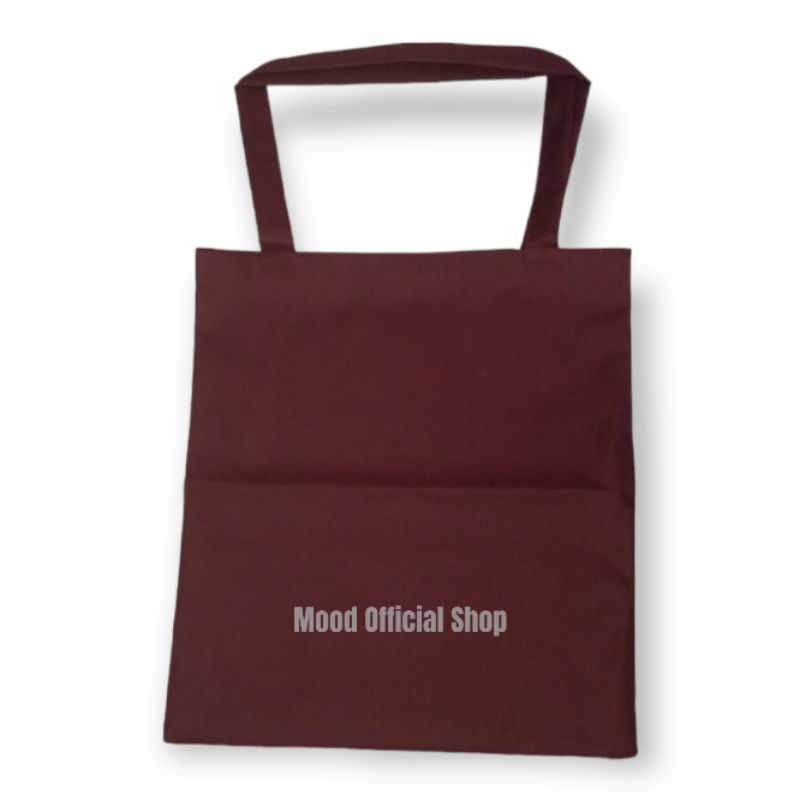 Jual Totebag Canvas Polos Merah Maroon / Tas Tote Bag Kpop / Totebag ...