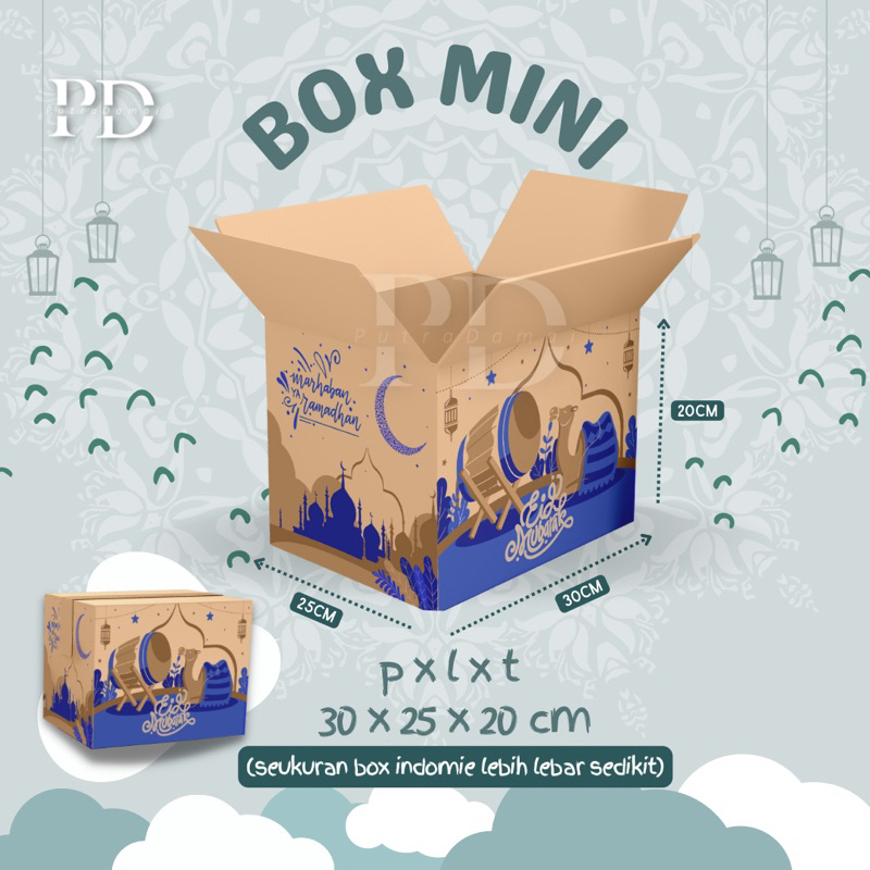 Jual BOX MINI UK. 30X25X20 Kardus Box Parcel Lebaran /Dus Idul Fitri ...