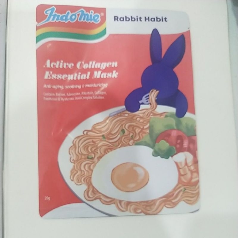 Jual RABBIT HABIT ACTIVE COLLAGEN ESSENTIAL MASK | Shopee Indonesia