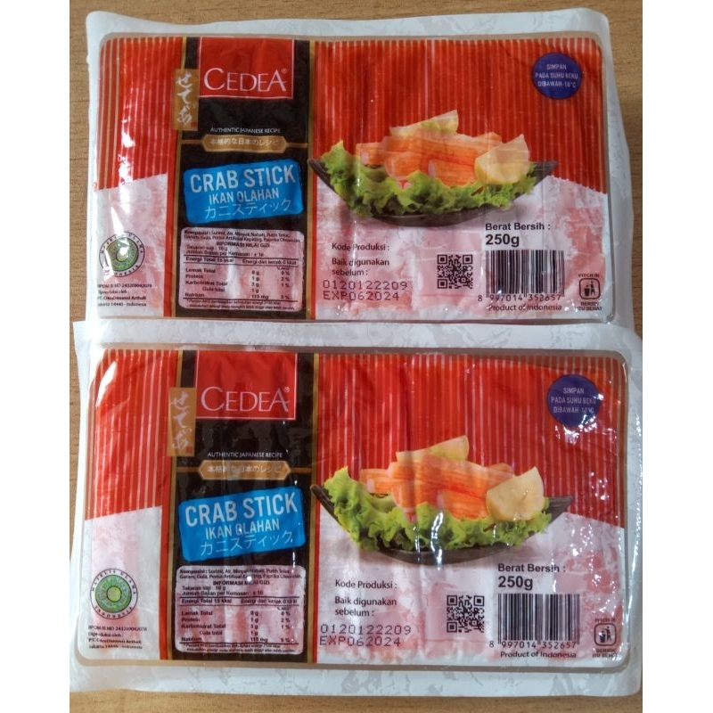 Jual Cedea Crab Stick 200 gr 16 pcs | Shopee Indonesia