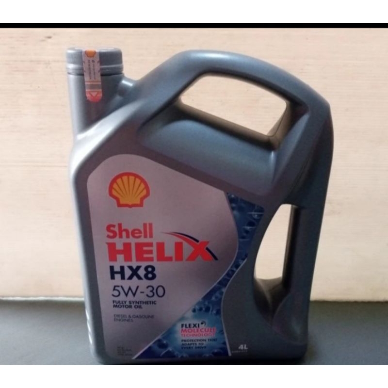 Jual Oli mesin shell Helix HX8 Sae 5w-30 Full syntetic oil 4 Liter ...
