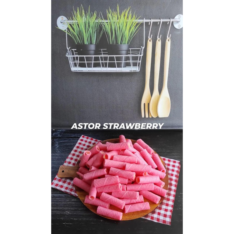 Jual Astor Strawberry/Blueberry/Coklat/Pandan/OreoVanilla | Shopee ...