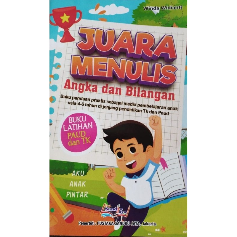 Jual Buku Juara Menulis Angka & Bilangan Usia Anak 4-6 Tahun | Shopee ...