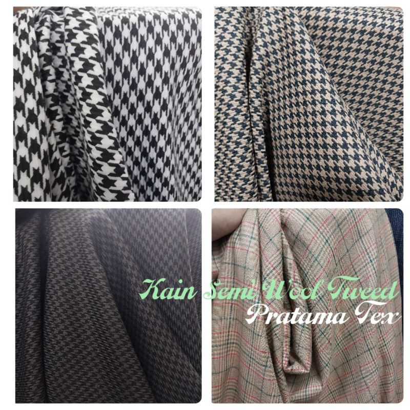 Jual kain semiwool !! Bahan semiwoll original import/kain semi wool ...
