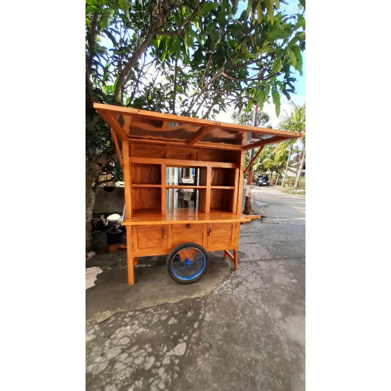 Jual Gerobak gado gado/gerobak tahu kupat/gerobak lotek | Shopee Indonesia