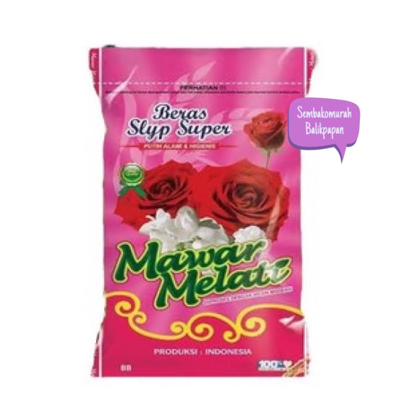 Jual beras mawar melati poles 5kg | Shopee Indonesia