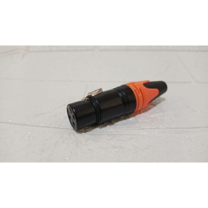 Jual Harga satuan Jack Canon XLR 3 pin Female black Geisler | Shopee ...