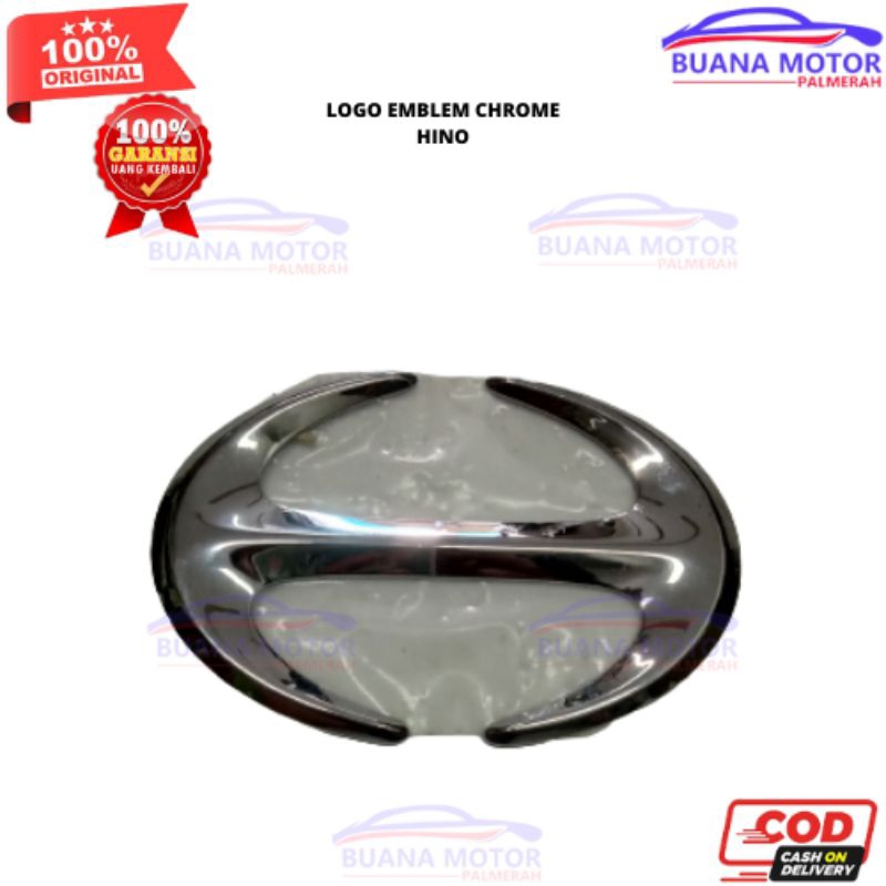 Jual Emblem Logo Hino Original Chrome | Shopee Indonesia