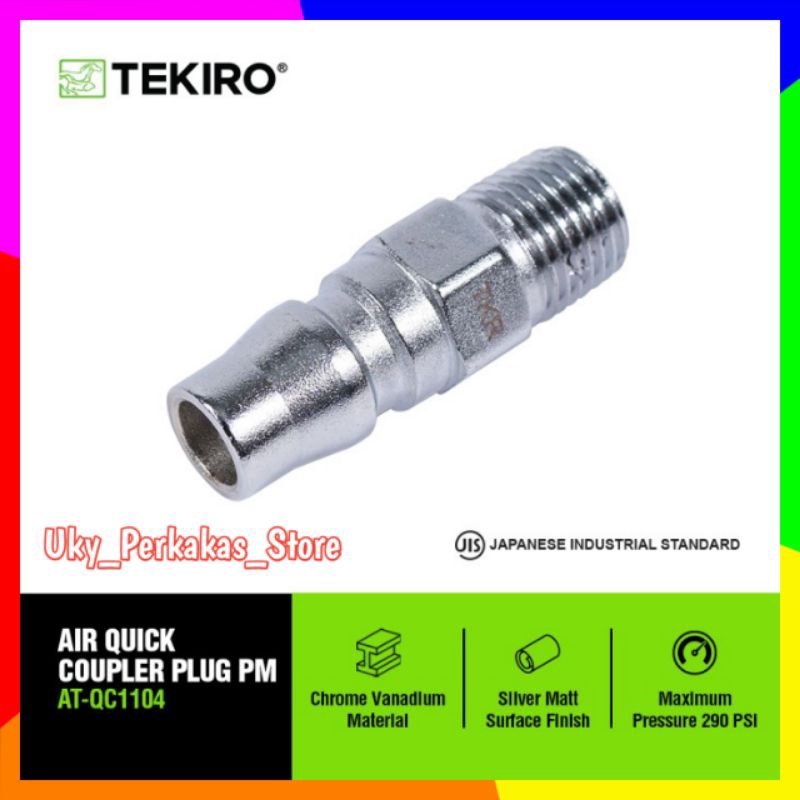 Jual TEKIRO QUICK COUPLER PLUG 20 PM / NEPEL SAMBUNGAN SELANG ANGIN KOMPRESOR | Shopee Indonesia