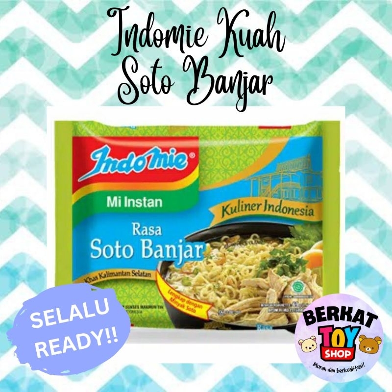 Jual Mie Mi Indomie Kuah Soto Banjar Khas Kalimantan | Shopee Indonesia