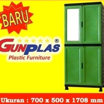 Jual Lemari Baju plastik Gunplas super cabinet jumbo kaca lemari ...