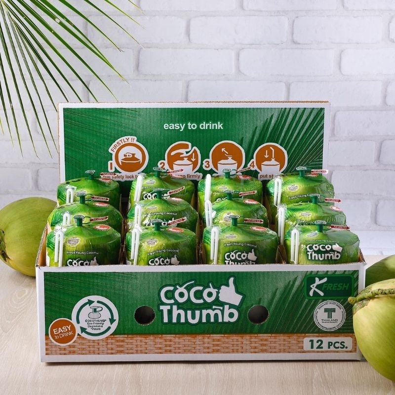 Jual coco thumb isi 12 / kelapa muda thailand / kelapa coco thumb | Shopee Indonesia