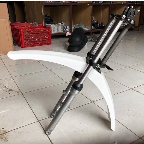 Jual Set Slebor Depan Honda Win Model Trail + Breket Slebor | Shopee ...