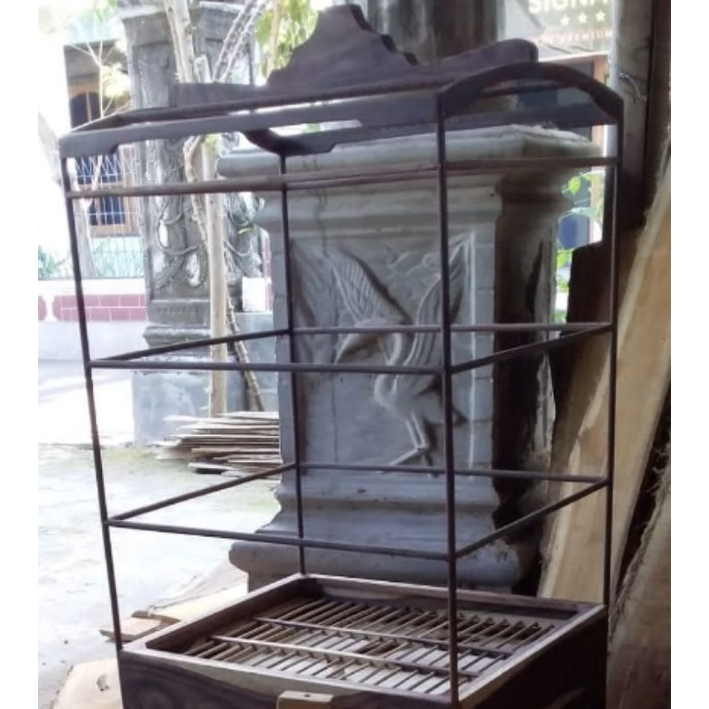 Jual Sangkar Replika Diamond Kayu Sono Keling ( Komponen Lepasan ...