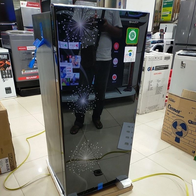 Jual KULKAS SHARP DOUBLE FREEZER SJX 197 WDW GARANSI RESMI SJX197 WDW SJX 197WDW SJX197WDW ...