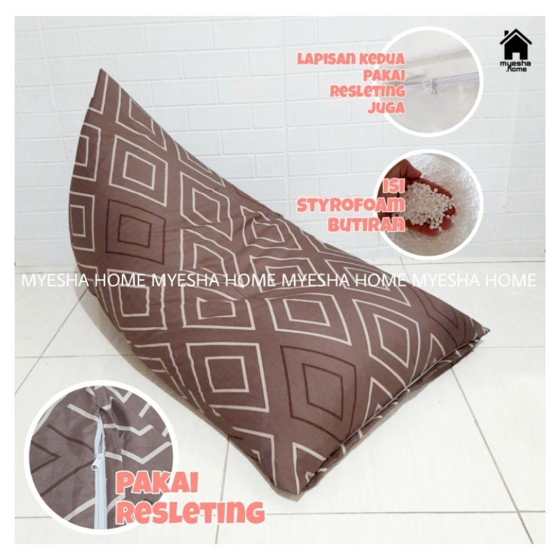 Jual Bean Bag Sofa Plus isi Size Dewasa / Kursi Santai Motif Minimalis BB29 | Shopee Indonesia