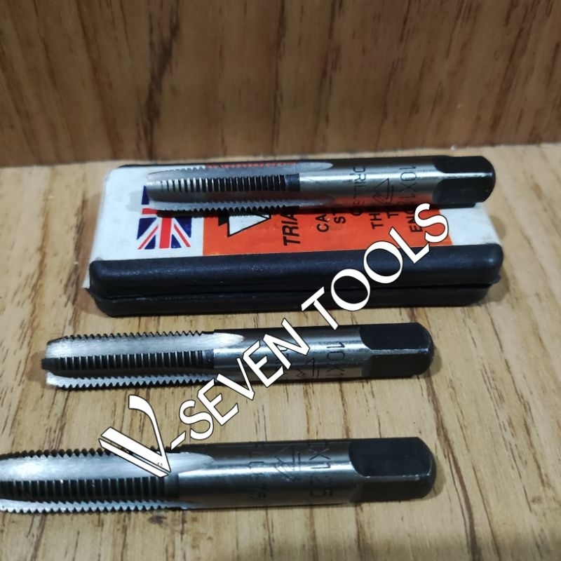 Jual Hand tap M19 X 1,5 Triangle Mata bor ulir drat baut set isi 3 pcs | Shopee Indonesia