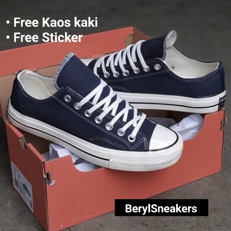 Jual Sepatu Converse 70s Ox Navy Hight Premium Hight Quality /Sepatu ...