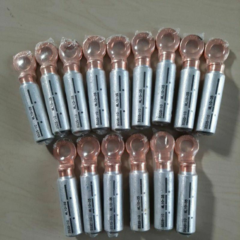 Jual Skun kabel / Bimetal Lug Cal-35 sqmm X10 mm / Bimetal Lug | Shopee ...
