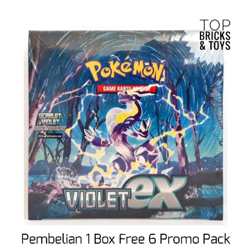 Jual TCG Kartu Pokemon Violet Ex SV1V Booster Box Indonesia (Original) | Shopee Indonesia