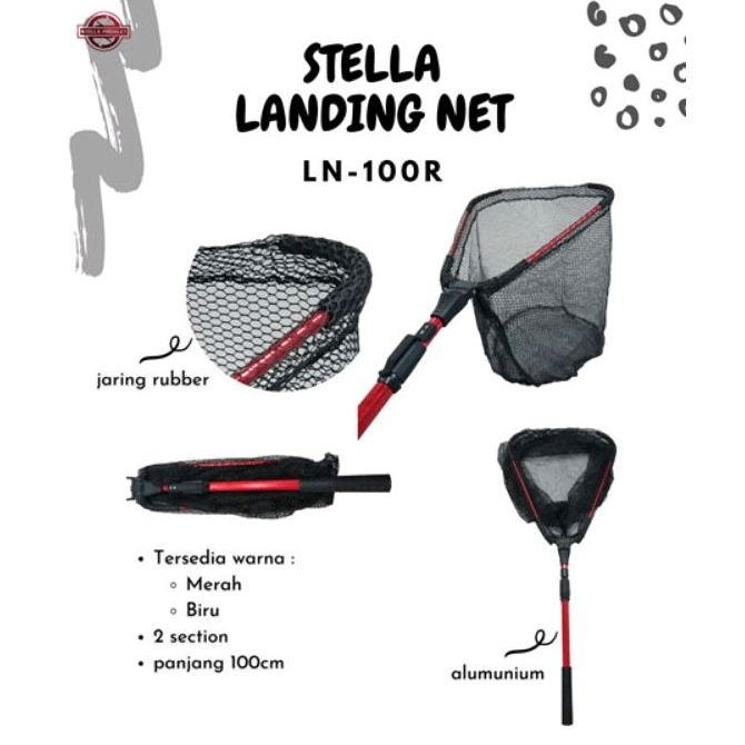 Jual Landing Net Stella LN 100R 150C Jaring Serokan Ikan | Shopee Indonesia