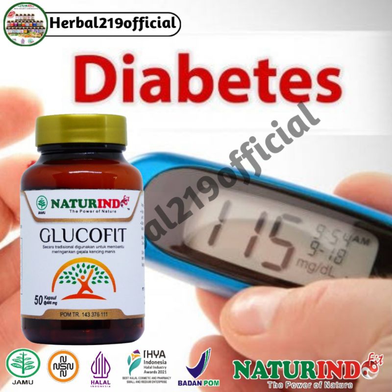 Jual GLUCOFIT Kapsul Obat Diabetes Kadar Gula 50 pcs | Shopee Indonesia