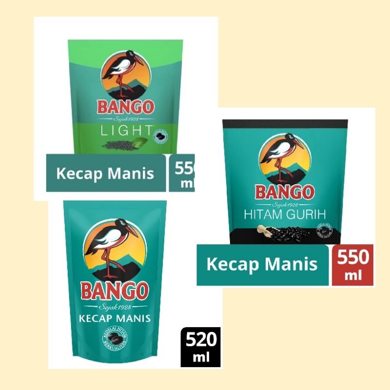 Jual Bango Kecap Manis Pouch 210, 550, 725 mL | Shopee Indonesia