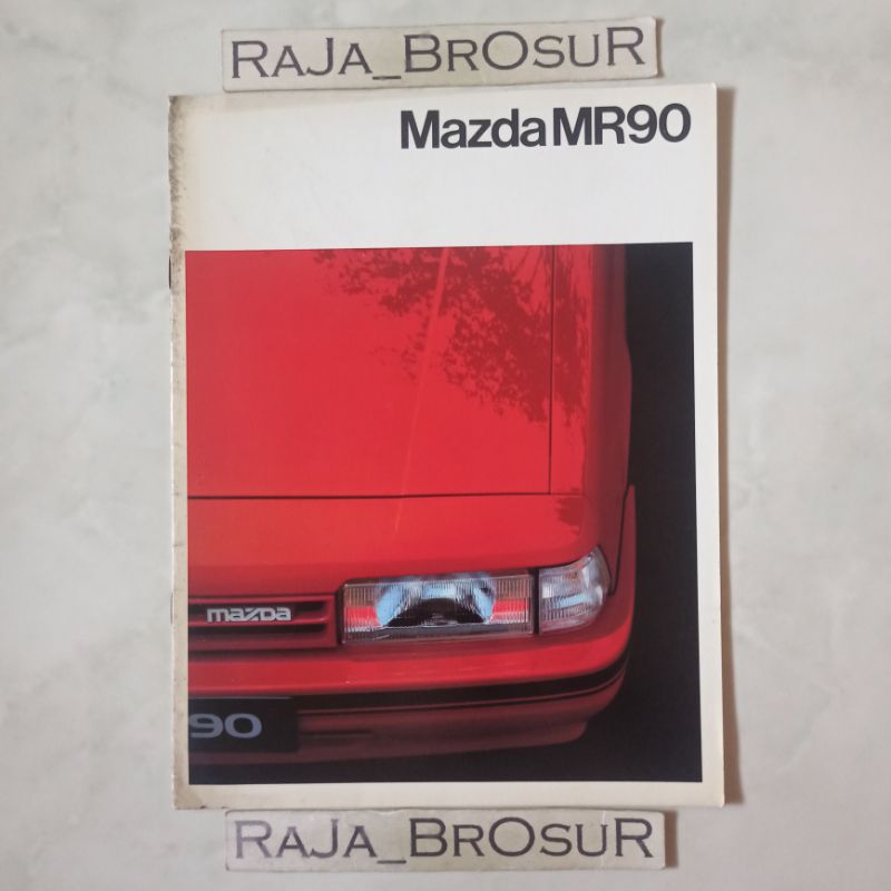 Jual Poster brosur katalog booklet jadul lawas Mazda MR90 MR 90 1990 ...