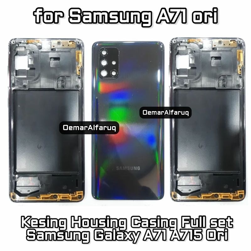 Jual Housing Casing Kesing Full set Samsung A71 A715 Frame Bezel ...