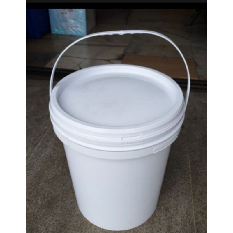 Jual 10 PCS ember bekas cat 25kg/20L putih polos bersih | Shopee Indonesia