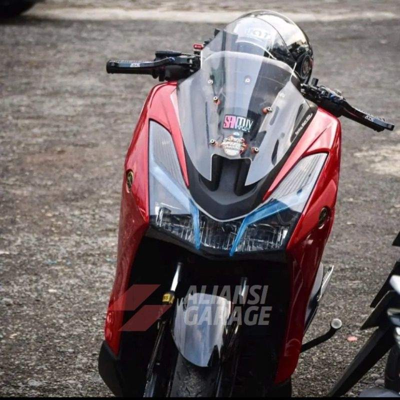 Jual Windshield Lexi TDR Mini V2 Winshield visor yamaha lexi model TDR ...