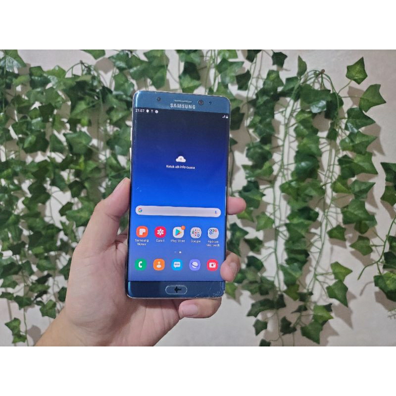 Jual SAMSUNG NOTE FE BLUE 4/64GB DUALSIM SEIN | Shopee Indonesia