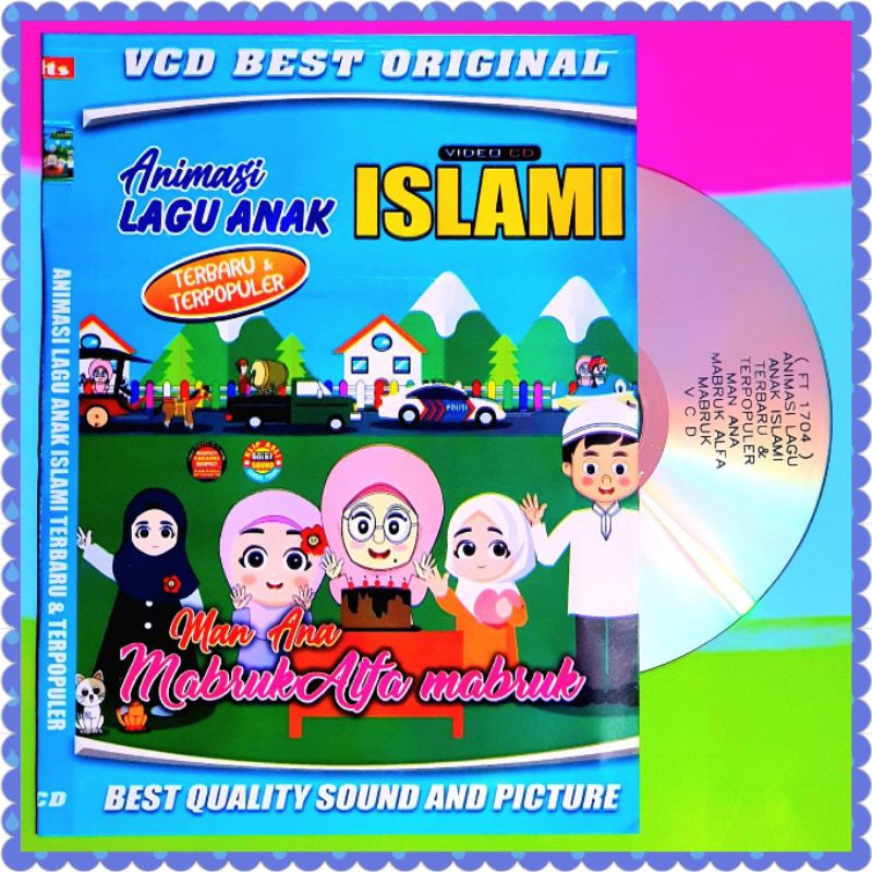 Jual KASET VCD ANIMASI LAGU ANAK ISLAMI - KASET EDUKASI ANAK - KASET BELAJAR ANAK - KASET ...