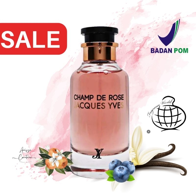 Jual Fragrance World Champ De Rose EDP 100ml | Shopee Indonesia