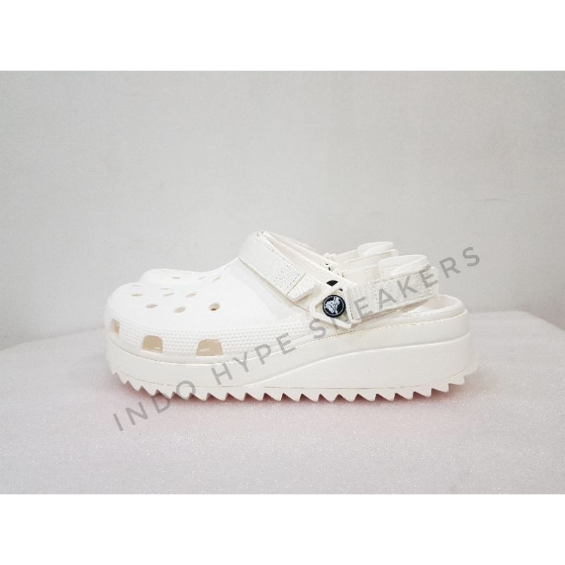 Jual Crocs Classic Hiker Clog WHITE | Shopee Indonesia