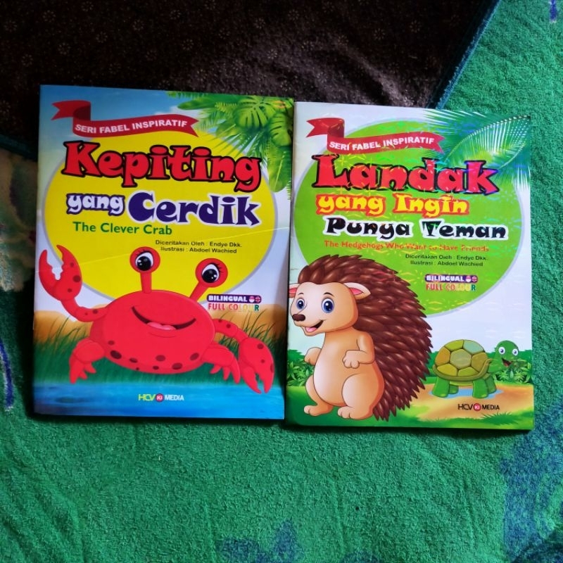 Jual BUKU FABEL CERITA ANAK DAN DONGENG BINATANG KEPITING YANG CERDIK ...