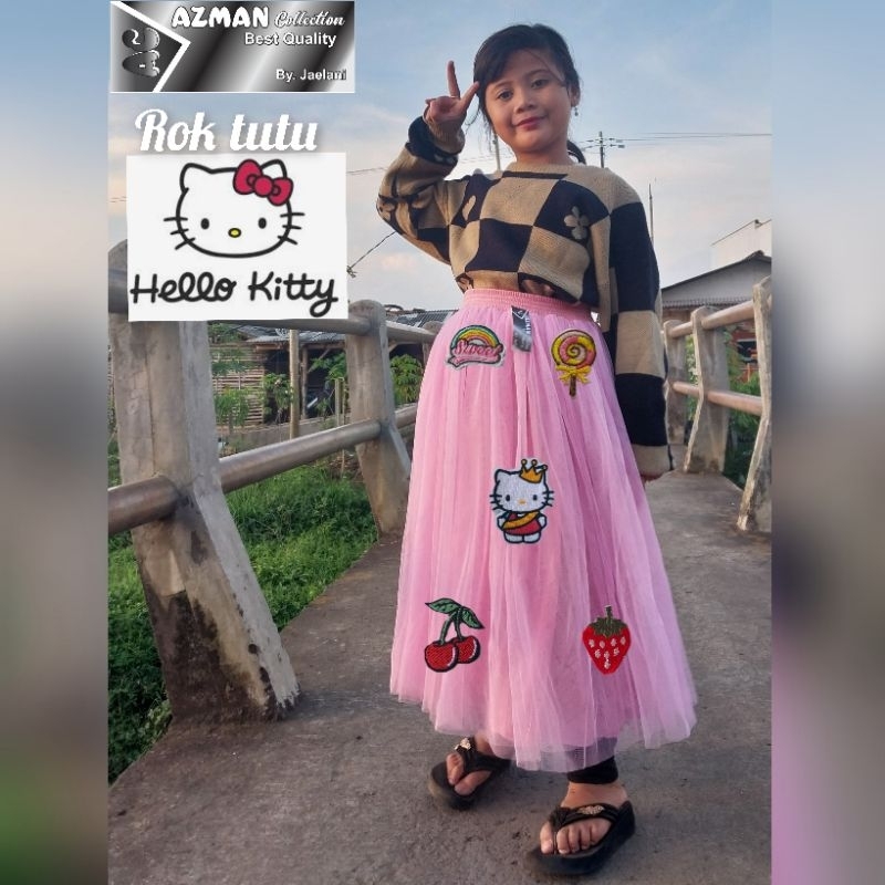 Jual Rok tutu Hello Kitty-Rok tutu panjang-Rok tutu anak tanggung-Rok ...