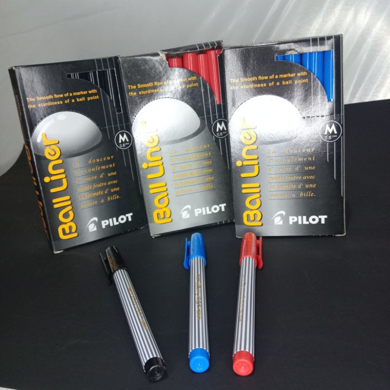 Jual PULPEN BALL LINER PILOT BM 5m 1 pak isi 12 pcs | Shopee Indonesia