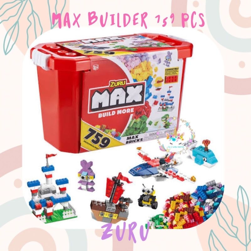 Jual ZURU MAX BUILDER 759 PCS ORIGINAL MAINAN EDUKASI LEGO CLASSIC ...