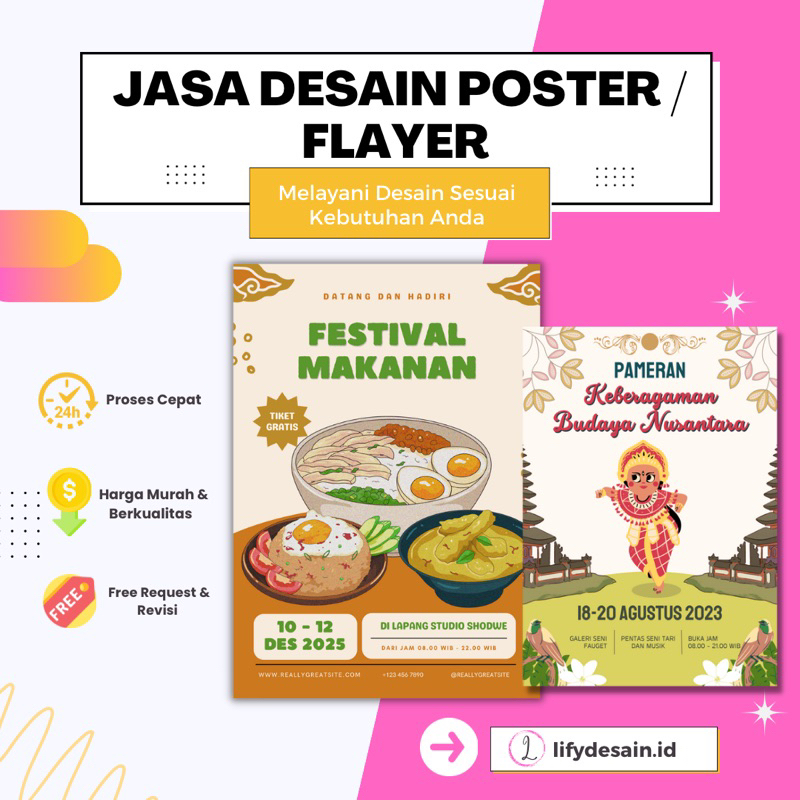 Jual Jasa Desain Poster || Jasa Pembuatan Poster || Jasa Desain Flayer ...