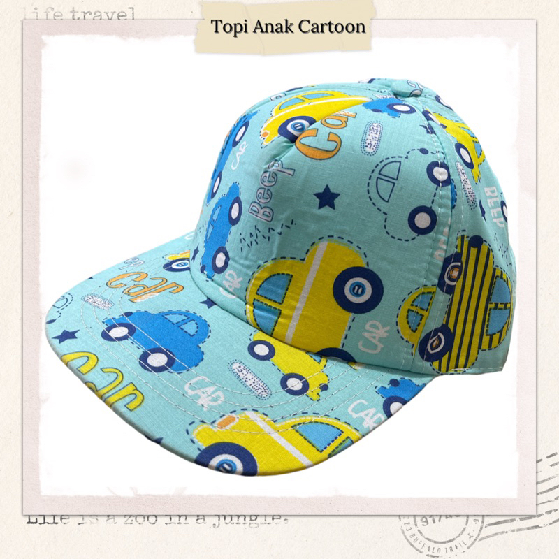 Jual Topi Anak Karakter - Topi Anak Cartoon - Topi Anak Kartun | Shopee ...
