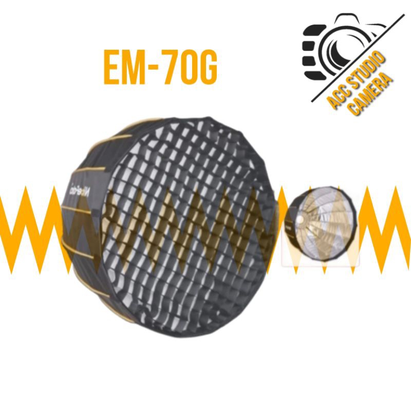 Jual Nice Foto 70cm/EM-70G Parabolic Softbox Pro Quick set Built Bowen ...