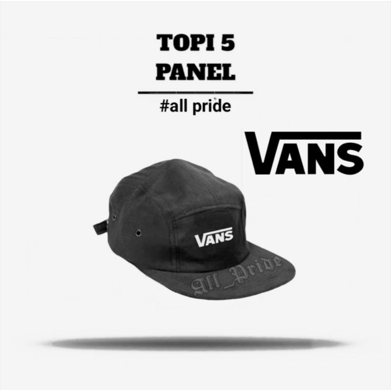 Jual Topi 5 Panel Premium/Five Panel Hats Distro Pria Wanita VANS ...